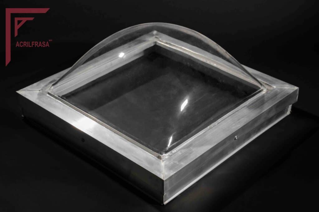 Domo Transparente 1.50x1.50m - Ideal para Techados | Acrilfrasa