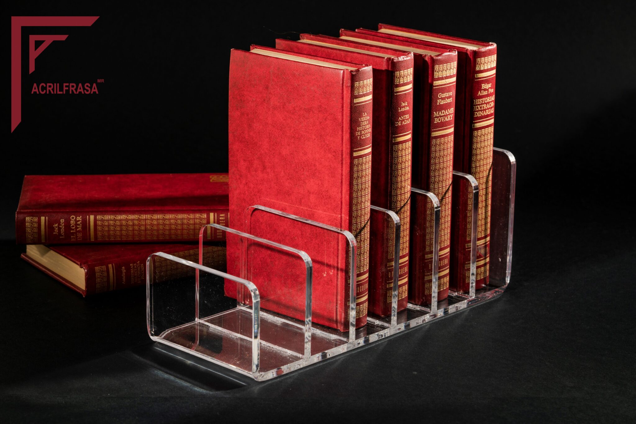 Sujeta Libros de Acrílico - Organización con Estilo | Acrilfrasa